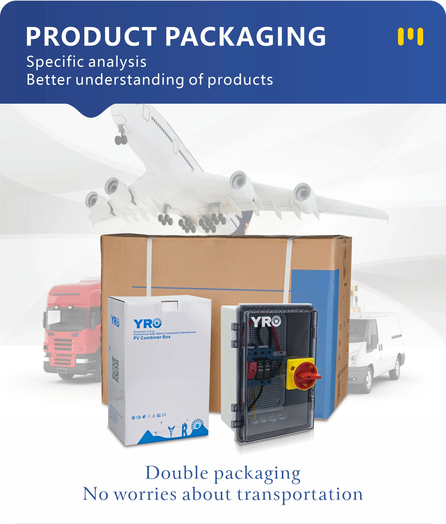 Pv Strings Dc Combiner Box 1000V for Solar Panel with DC Isolator ...