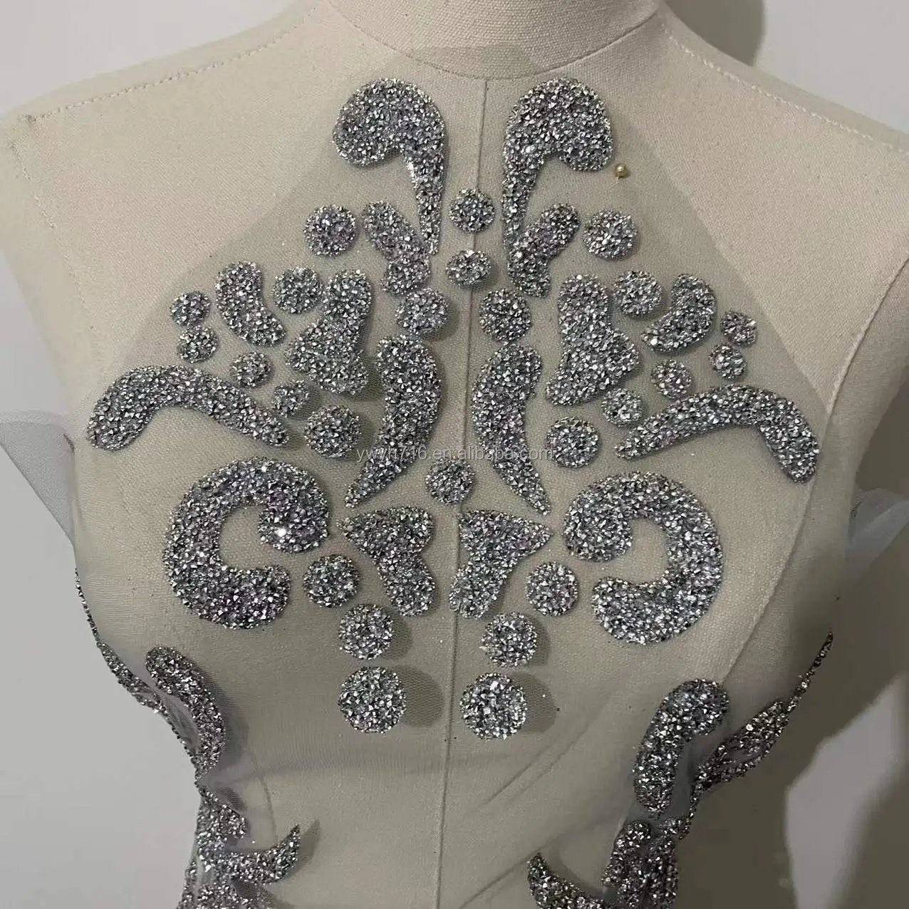 Shing Gold Collar Set Craft Transfers Rhinestone Motif Hot Fix ...