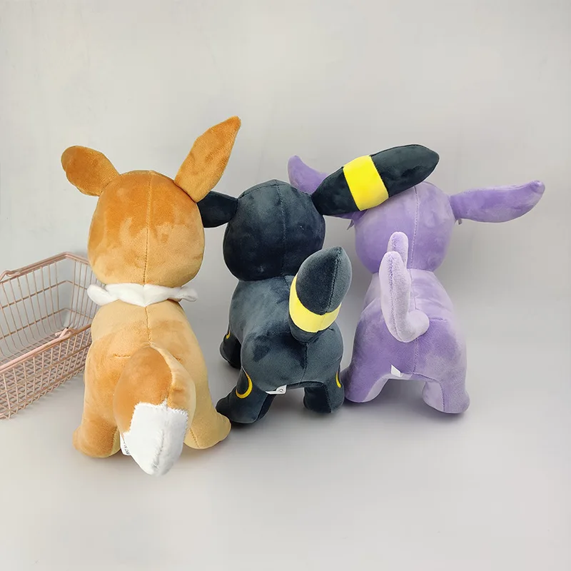 Anime Pokemon Character Standing Posture Eevee Plush Doll Anime Plush ...