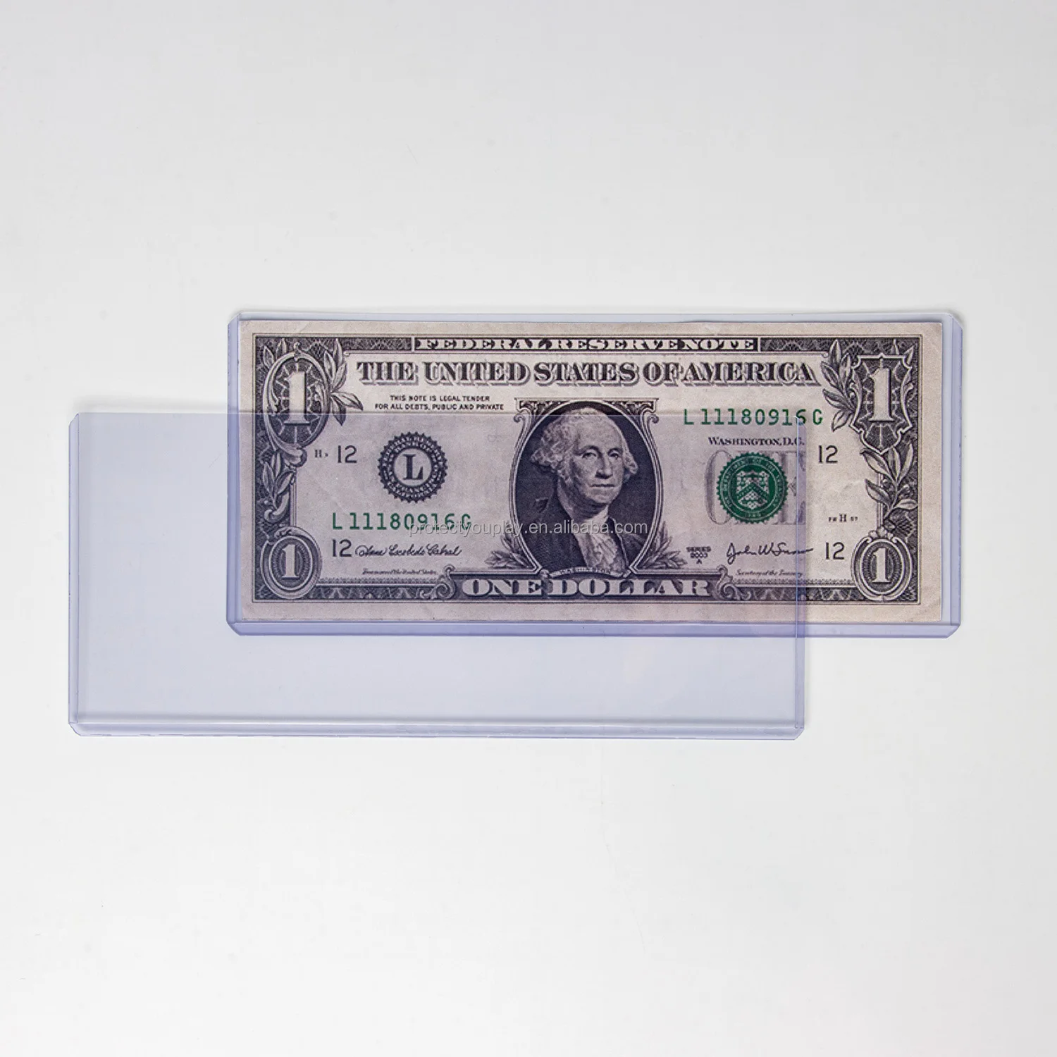 Wholesale Custom Large Bill Toploader Currency Regular Bill Top Loader ...