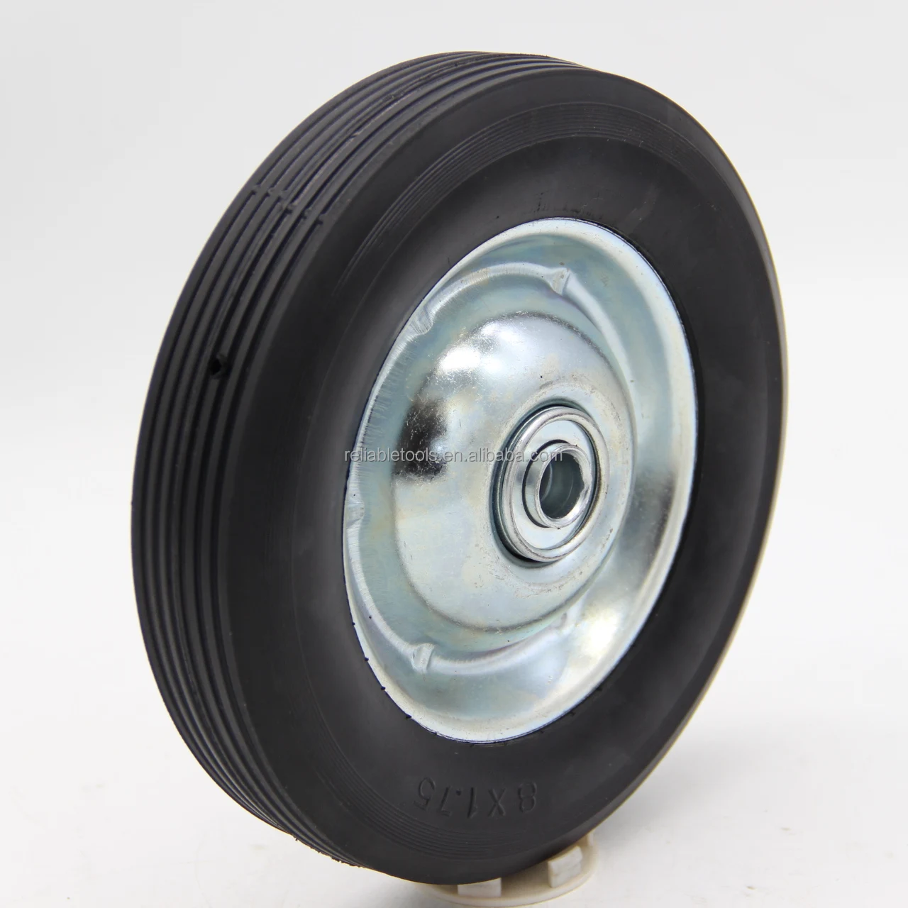 8 Inch Rubber Solid Wheel 8x1.75 Hand Trolley Truck Wagon Cart Tires ...