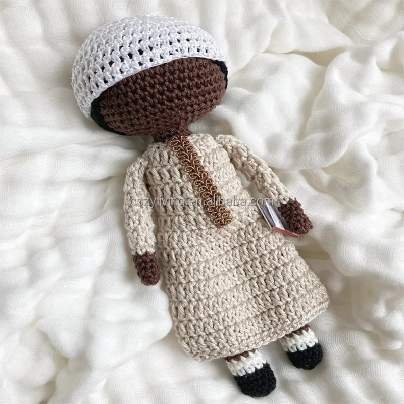 Handmade Custom Amigurumi Habit Boy Crochet Muslim Boy Crocheted ...
