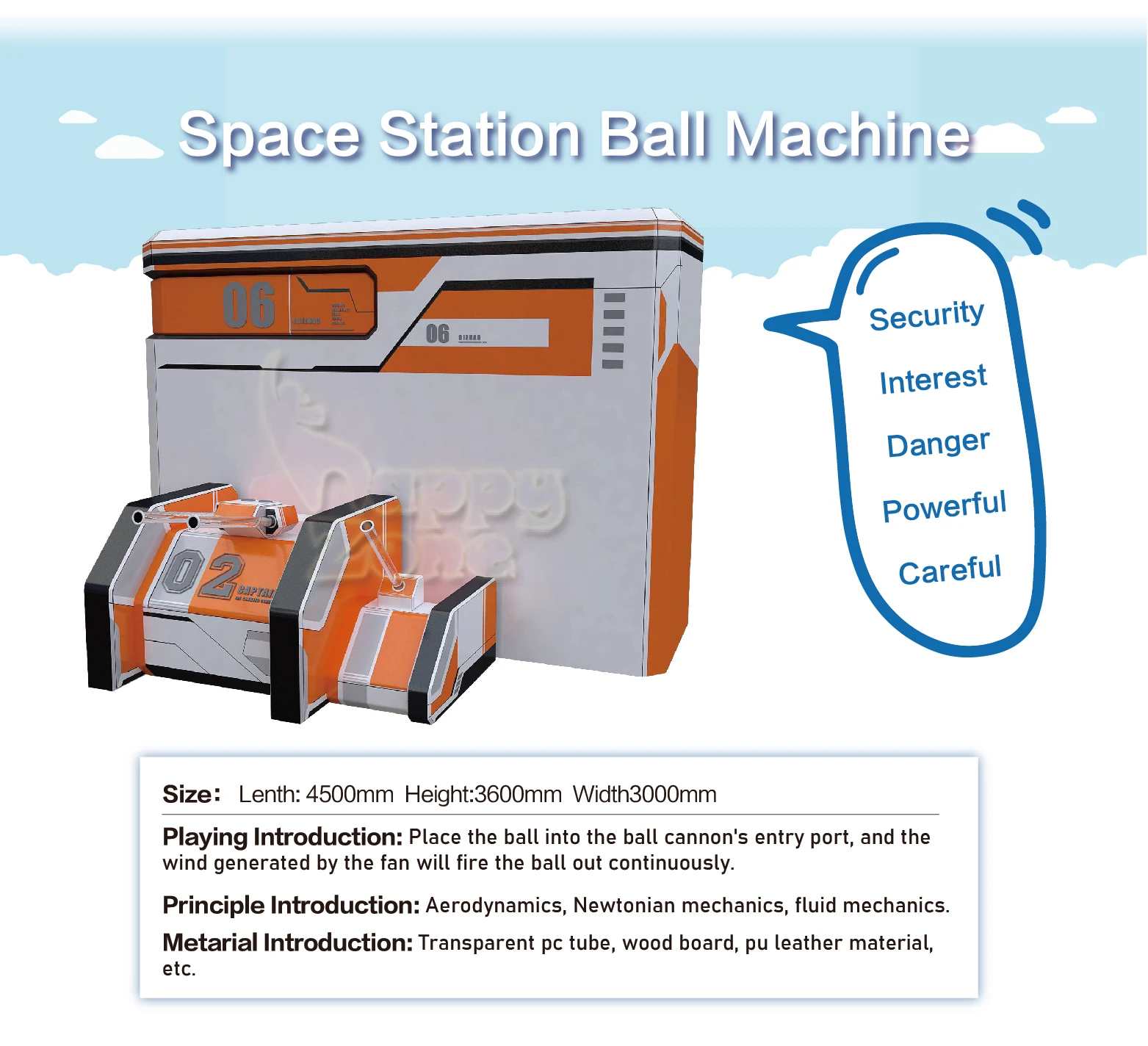 Science Equipment Ball Game Machine For Indoor Playground Kids ...