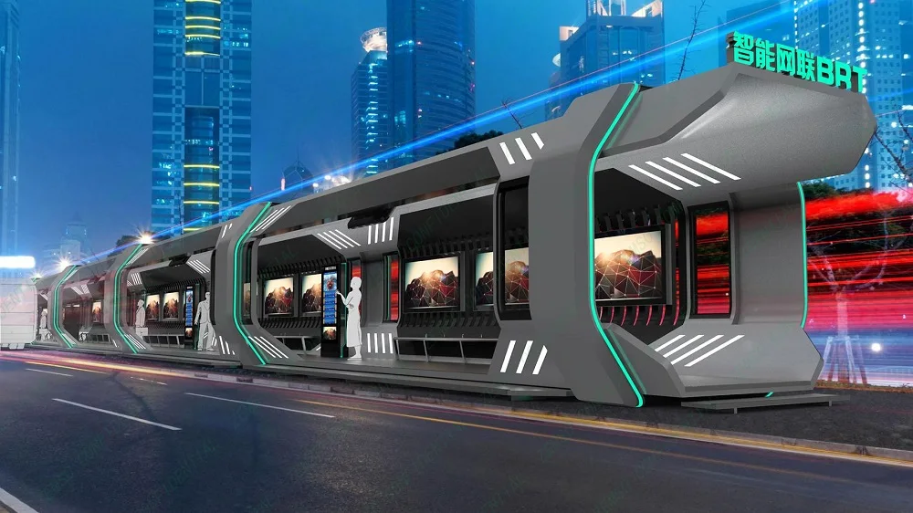 Durable Waterproof Bus Shelters - Customizable Designs