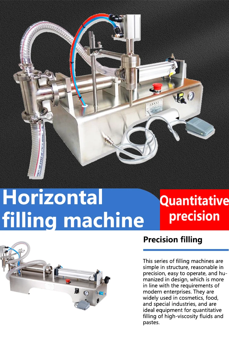 U-Shaped Hopper Pneumatic Horizontal Stirring Paste Filling Machine for ...