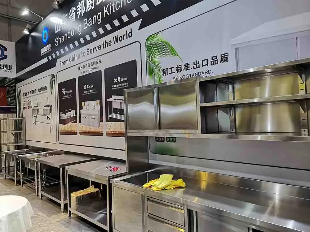 Commercial Kitchen Double Layers Working Table/commercial Food Prepare ...