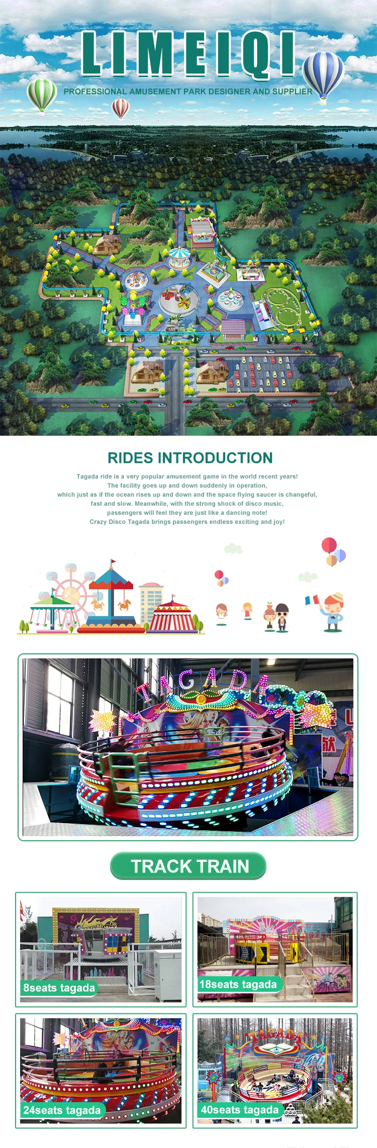 Attraction Amusement Park Rides Disco Tagada Rides Outdoor Amusement ...