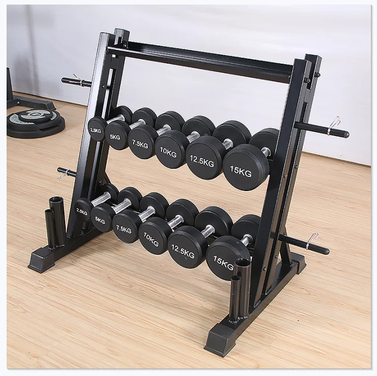 Home Gym Multi Dumbbell Rack Storage Weight Plate Storage Barbell ...