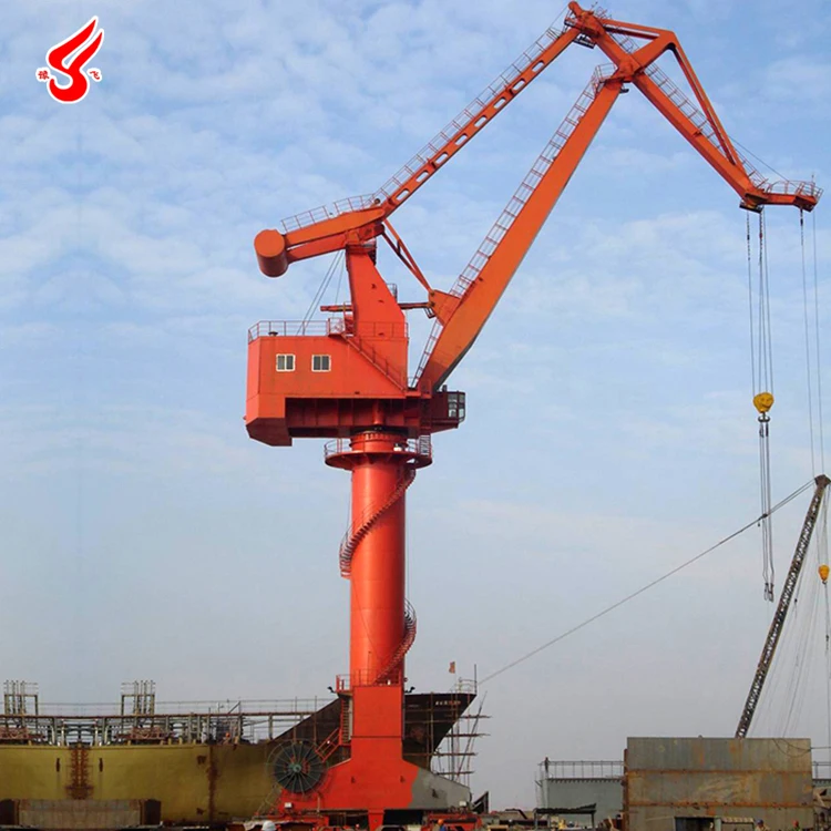 Alibaba.com: Mobile Float Dock Crane Harbor Portal Crane 35ton for Sale ...