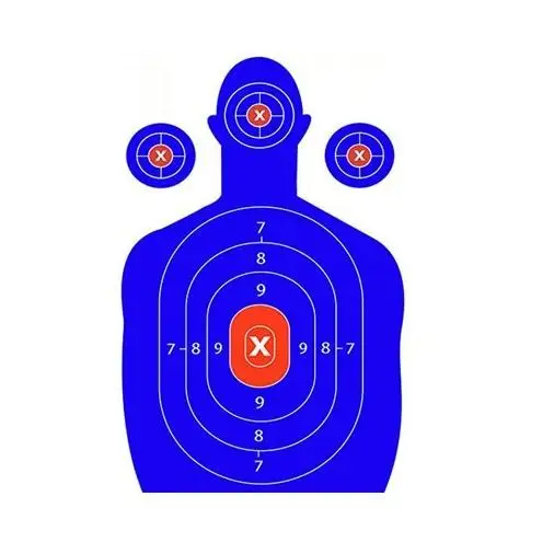 Silhouette Large Shooting Target Sheet Shooting Paper Targets For ...