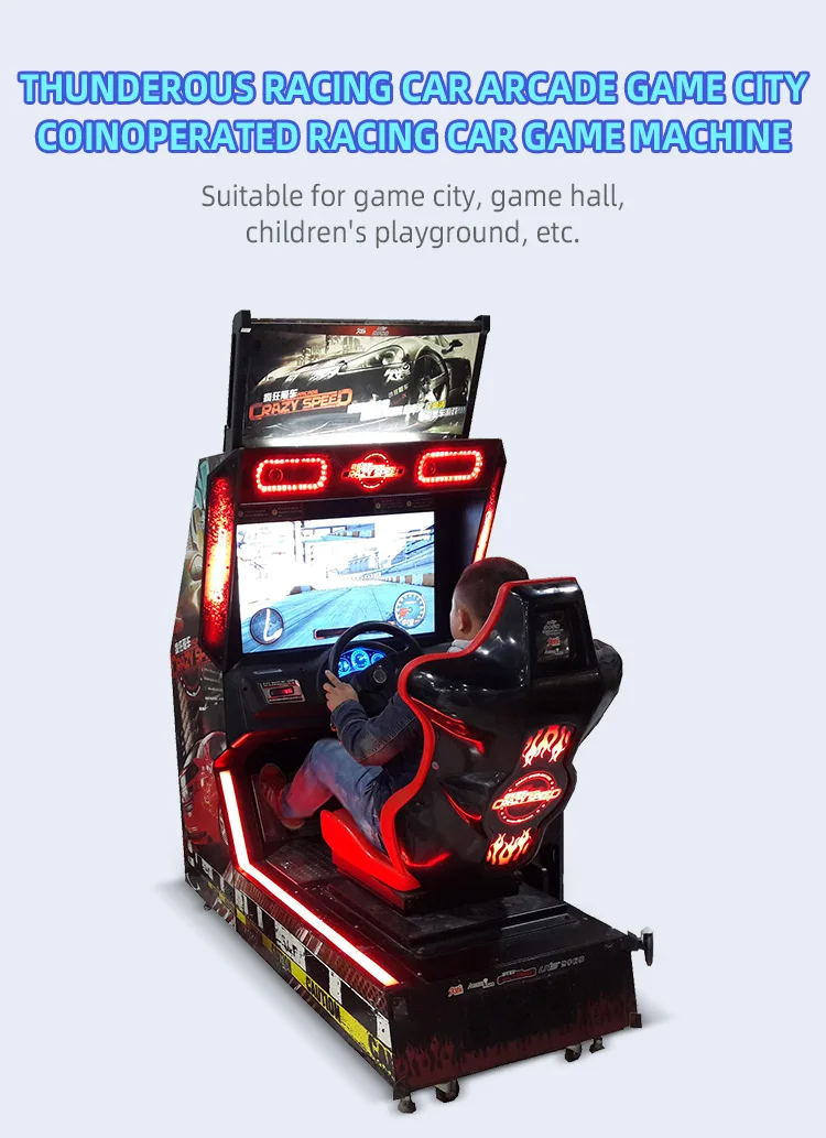 Speed Drive 4 Arcade Video Car Racing Game Machine for Sale