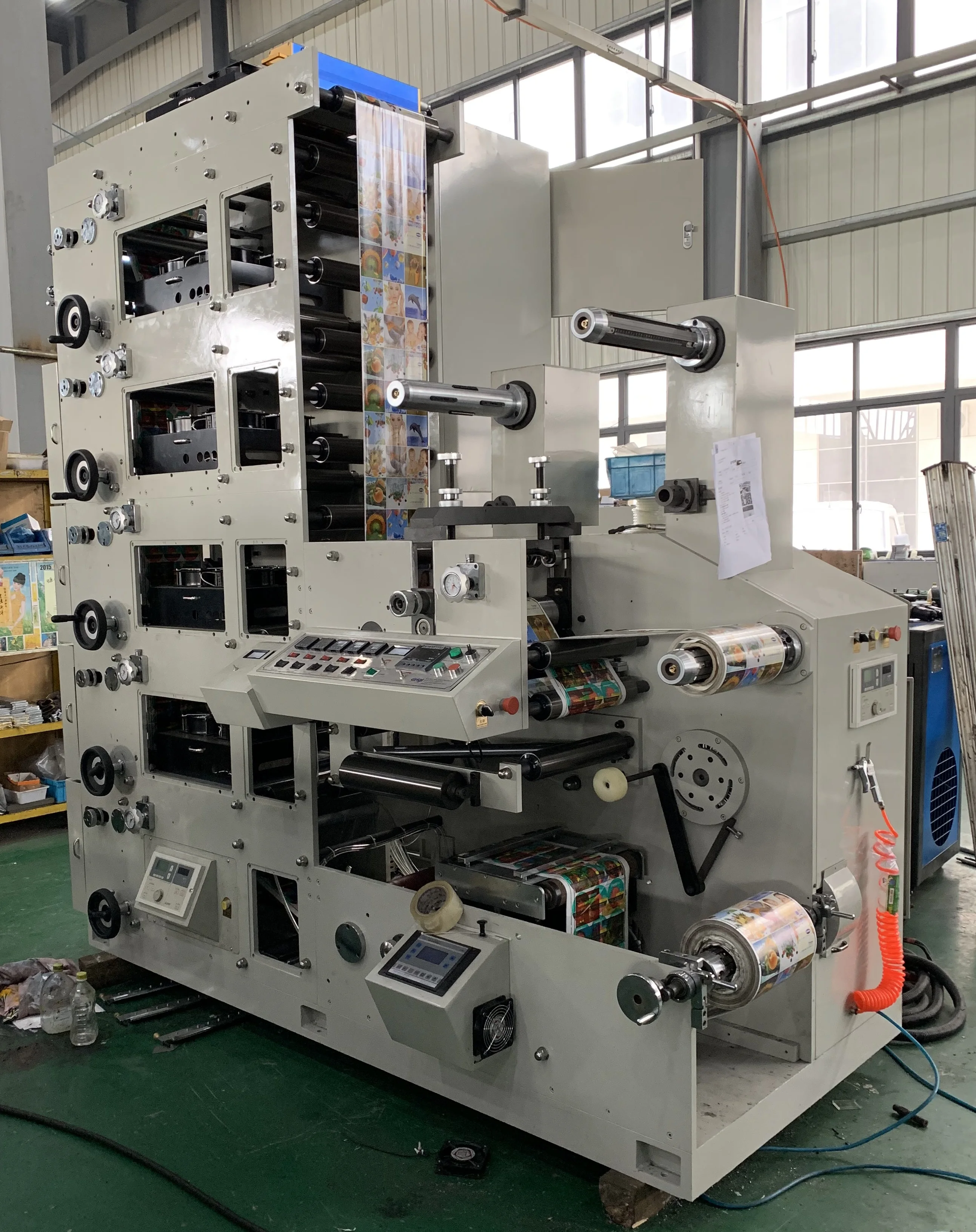 GP320-1C Label Flexo Printing Machine Printing Machine Flexographic ...