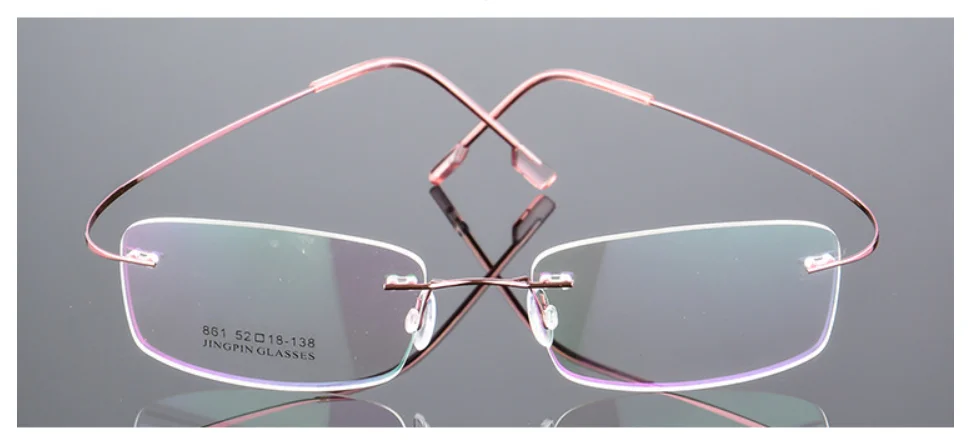 2025 New Rimless Executive Optical Glasses Beta Titanium Frame