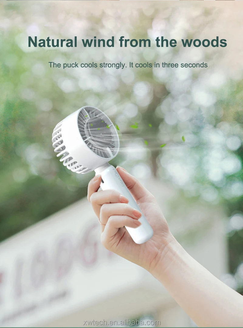 New Air Ice Cooling Hand-held Fan Usb Fan Mini Table Cooling Blower ...