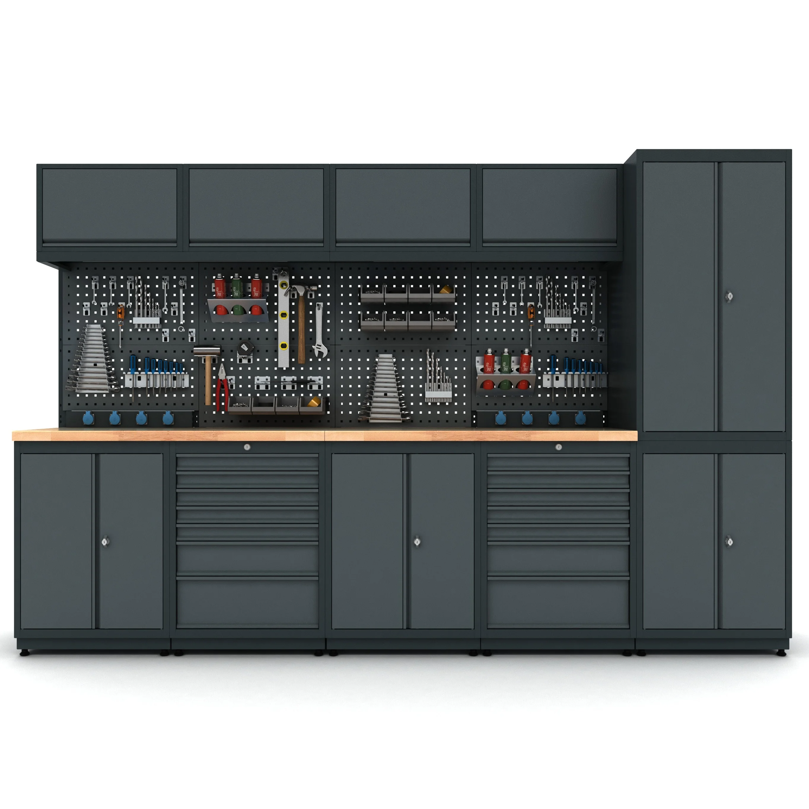 Modular Tool Cabinet System for Mechanic Garages - Bodur