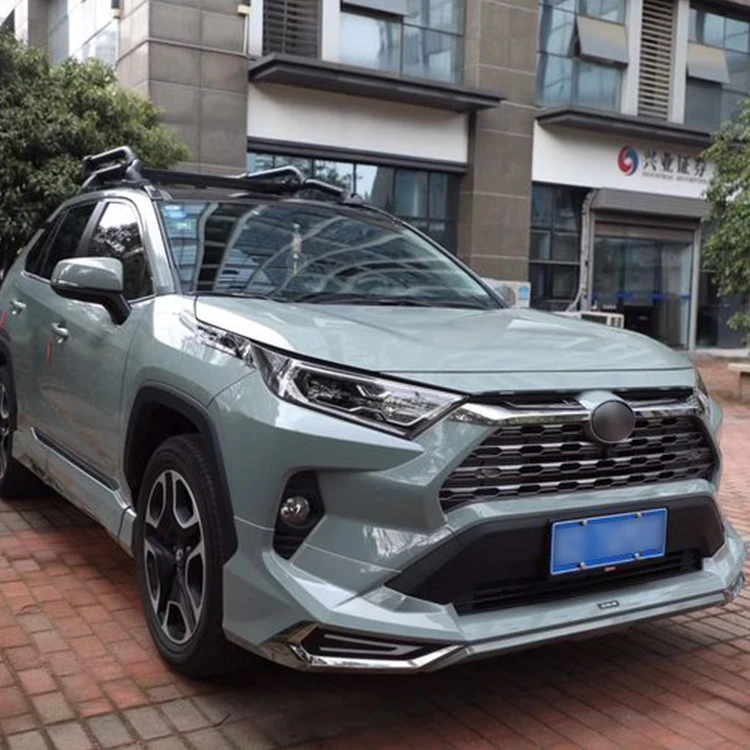 Bodykit Standard Front Bumper Fit For 2020 Toyota Rav4 Upgrade Rear And ...