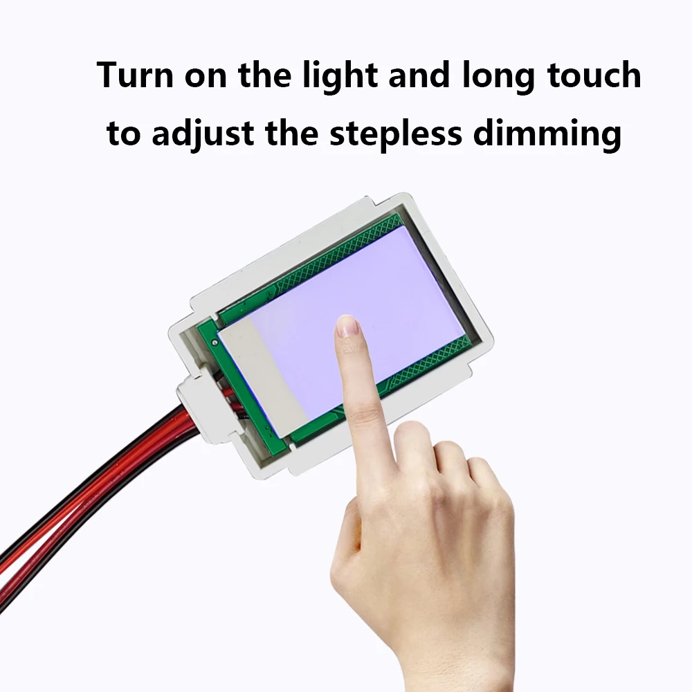 Ac100-240v Time Temperature Display Led Three Color Dimmer Inductive ...