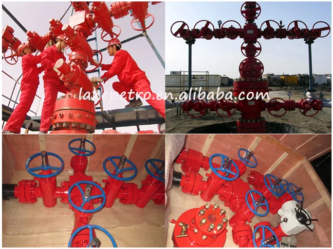 Api 6a Wellhead & X-mas Tree For Oil And Gas Well/ Wellhead Production ...