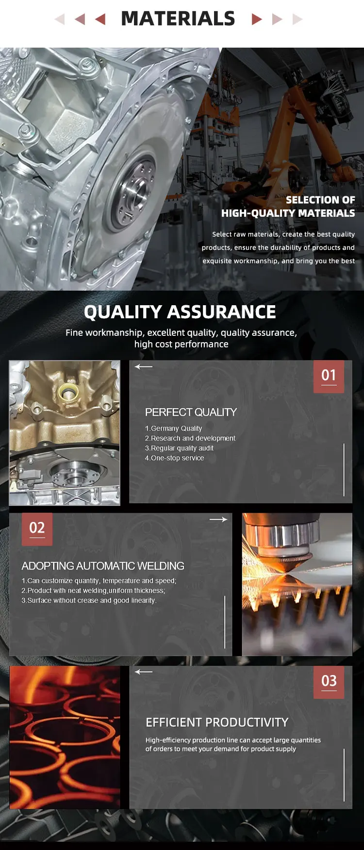 High Quality Performance Audi DKW Engine Assembly for Q3 Q5 A6 A7 A4 A3