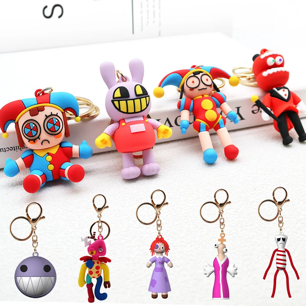 New Movie The Amazing Digital Circus Pvc Toy Joker Pomni Jax Digital ...