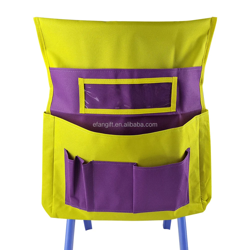 Wholesale Chairback Buddy Pocket Chart Yellow Classrooms Student Chair ...