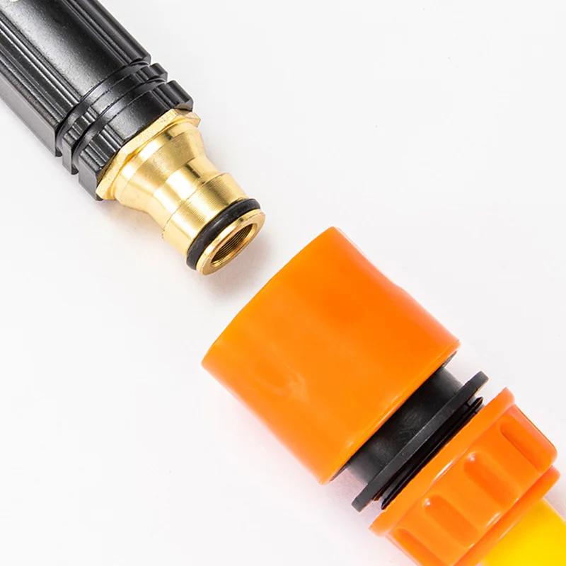 Garden Water Spray Gun Hose Nozzle Heavy Duty Brass Cleaning Spray Gun ...