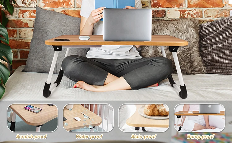 Masa pliabila pentru laptop, Beatus®, multifunctionala pentru mic dejun ...