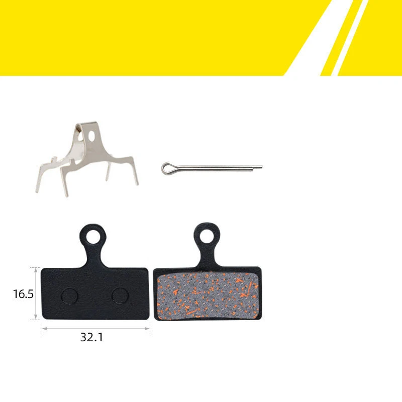MTB Mountain Bicycle Hydraulic Disc Brake Pads - Custom Cycle Semi ...
