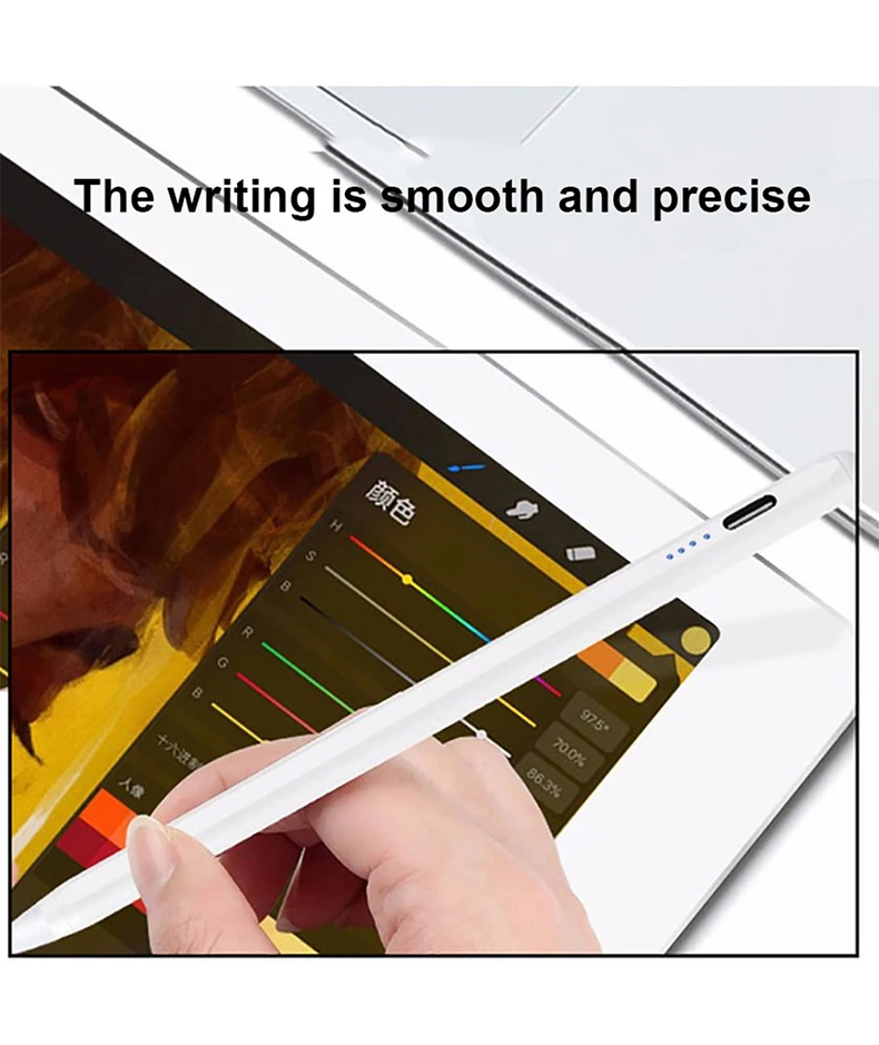 Capacitive Active Universal Tablet Smart Pressure Touch Stylus Pencil ...