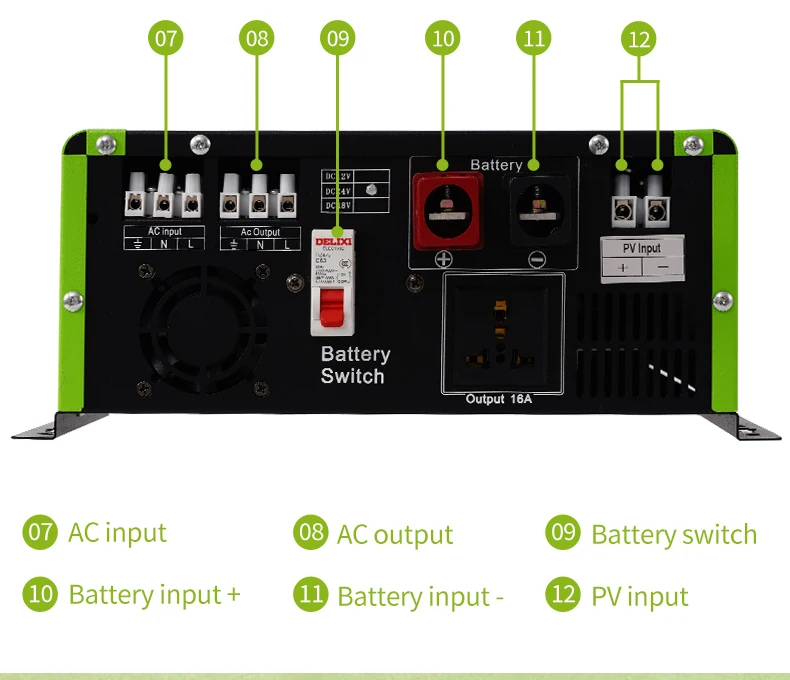 Solar Hybrid Inverter - 7kw, 6kw, 5kw Power Solutions