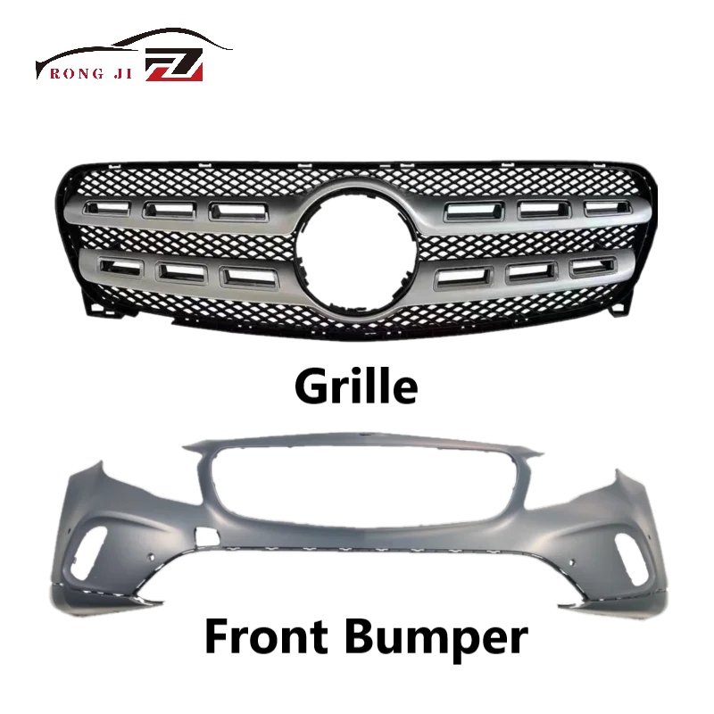 用于Mercedes Benz Gla级前保险杠1568803600 2015 2016 2017 2018 2019的前后汽车保险杠车身套件 ...