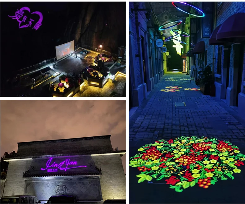 Waterproof Projector Logo Led Custom Gobo Rotating Advertising Outdoor ...