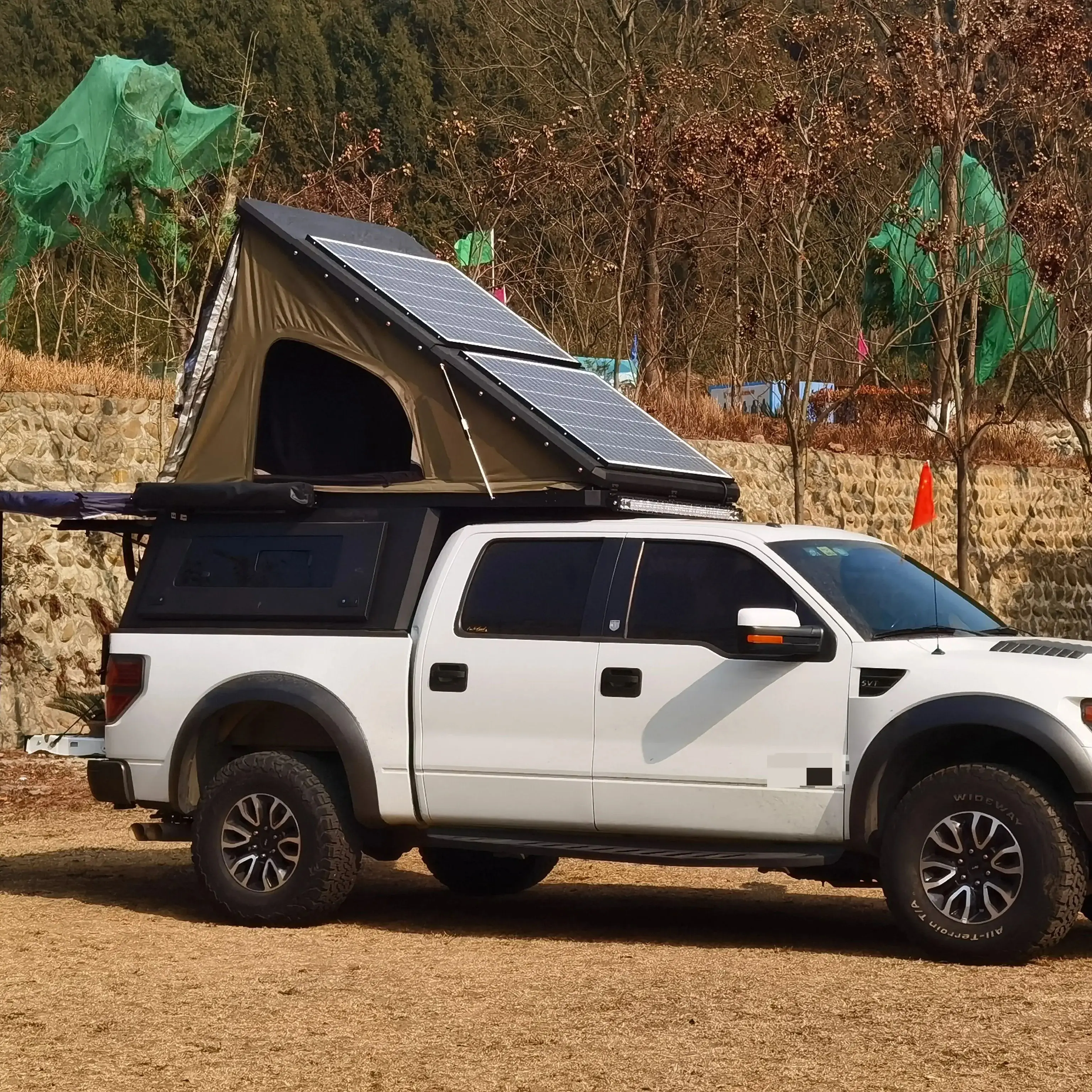 Pickup Truck Tent Roof Top Camping Hard 4x4 SUV Car Aluminium Roof Top ...