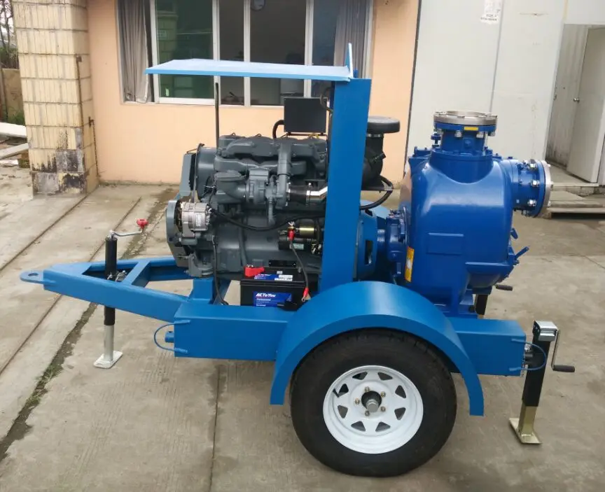6 Inch Diesel Engine Driven Water Pump for Wastewater Treatment