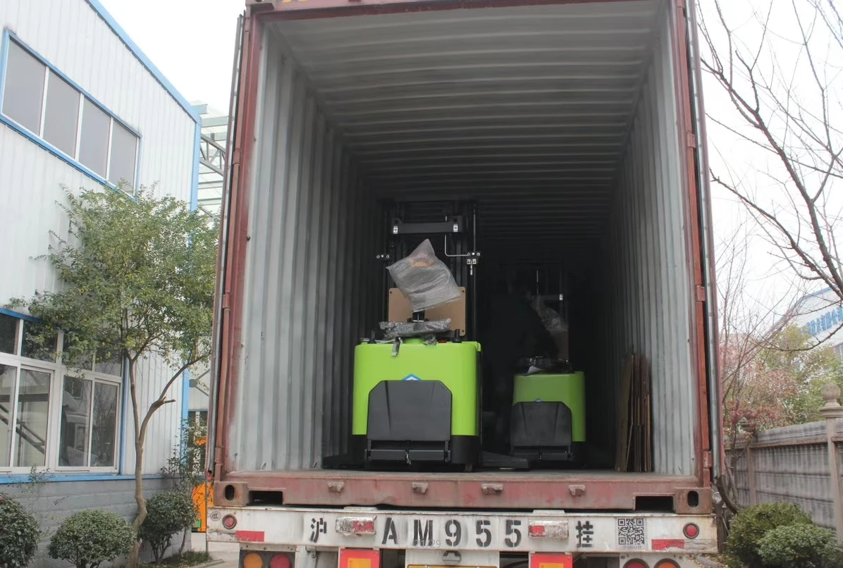 Robot Wheel Automated Guided Vehicles Three Way Stacker Vna Forklift ...