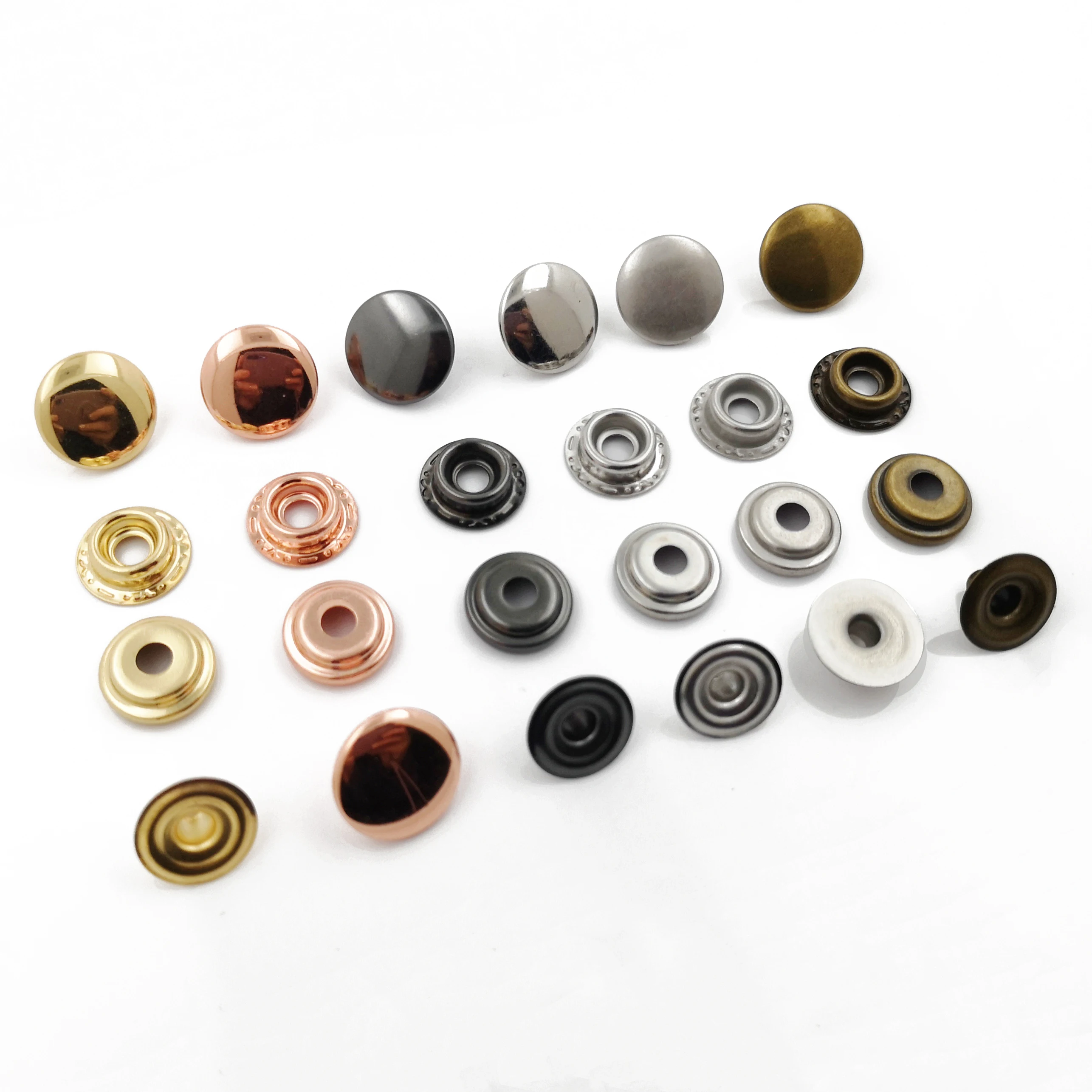 Wholesale 15mm Copper Brass Iron Snap Metal Button High Quality Snap ...