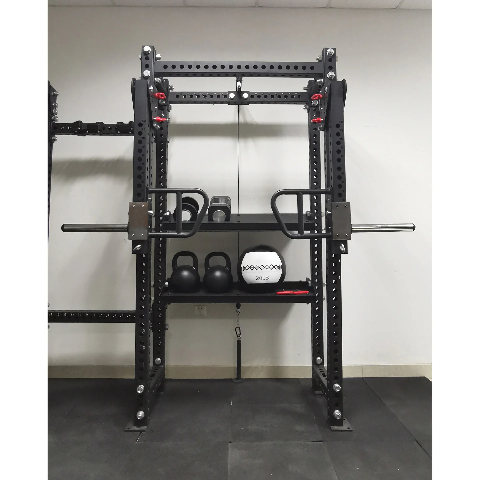 Gym Equipment Power Racks Adjustable Jammer Arms Trainer
