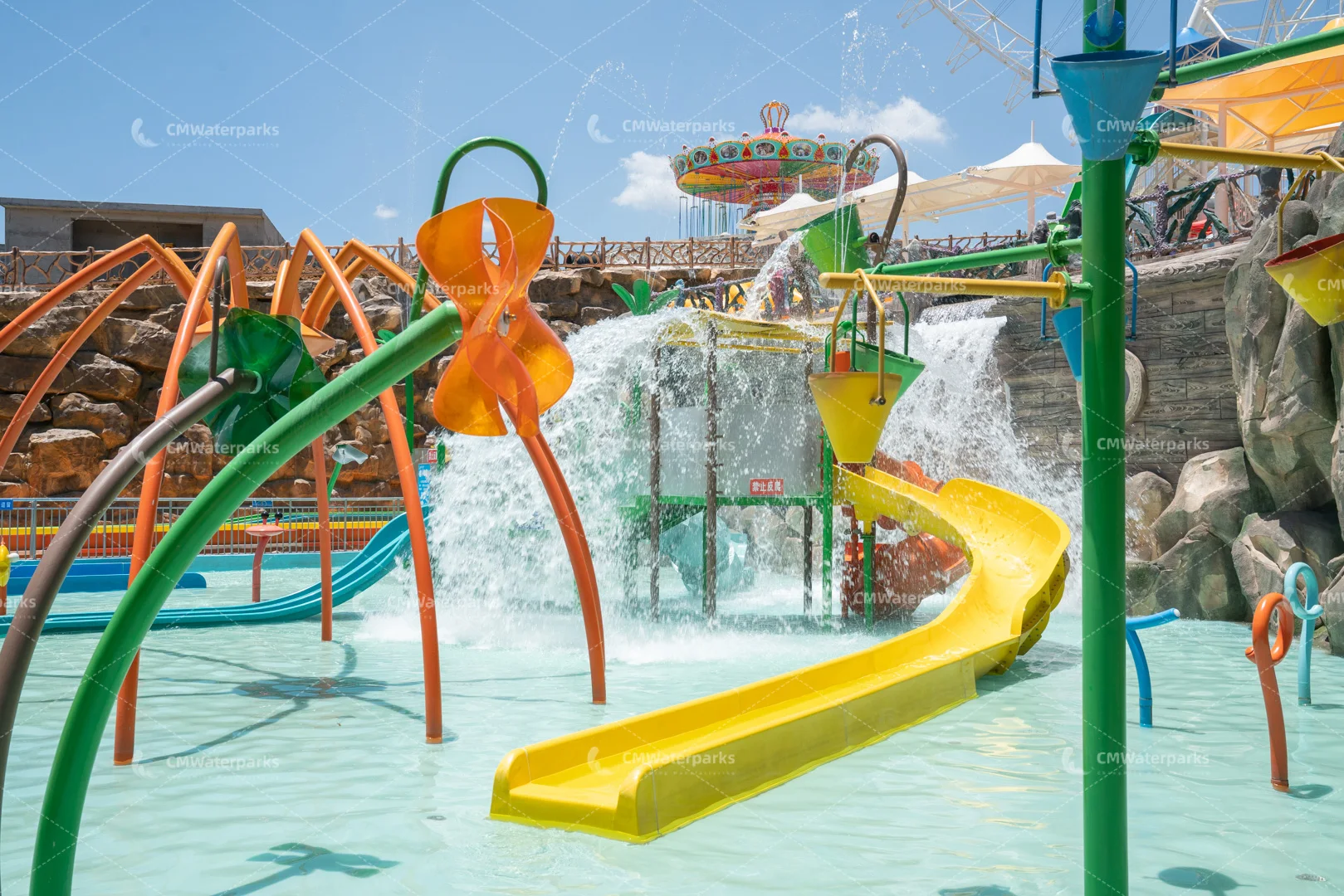 Cmwaterparks Fiberglass Water Play Equipment - Aqua Park Attractions