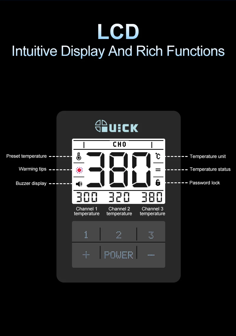 QUICK TV2 Tin Suction Gun - Efficient Desoldering Tool