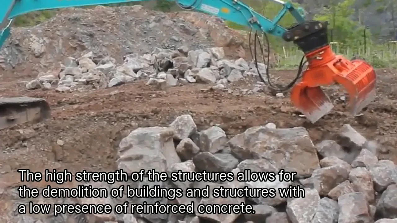 Monde Multifunctional Hydraulic Sorting Demolition Grapple Excavator ...