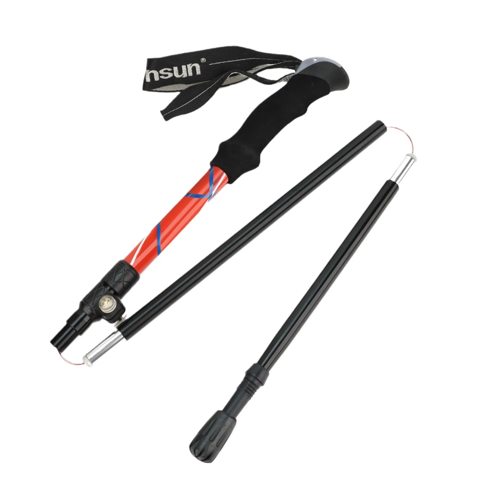 Lightweight Folding Aluminum Alloy Walking Sticks Non-slip Crutches ...