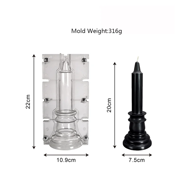 YS Church Plastic Candle Mold - DIY Aromatherapy Candles