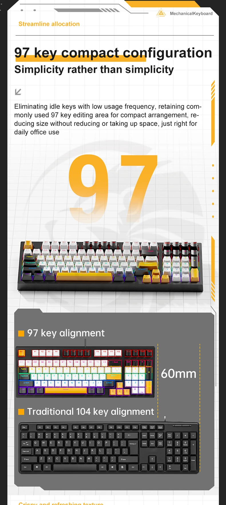 K98 Real Mechanical Wired Line And Keyboard Separated Keyboard - Buy ...