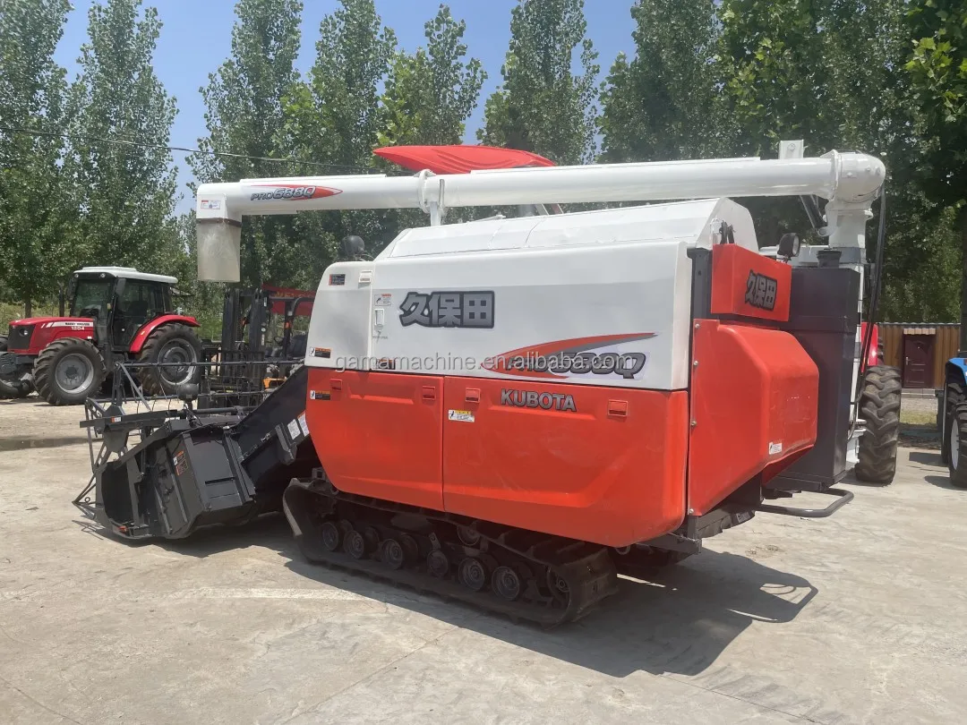 Kubota PRO688Q Used Harvester Japanese Brand Rice Wheat Corn Harvester ...