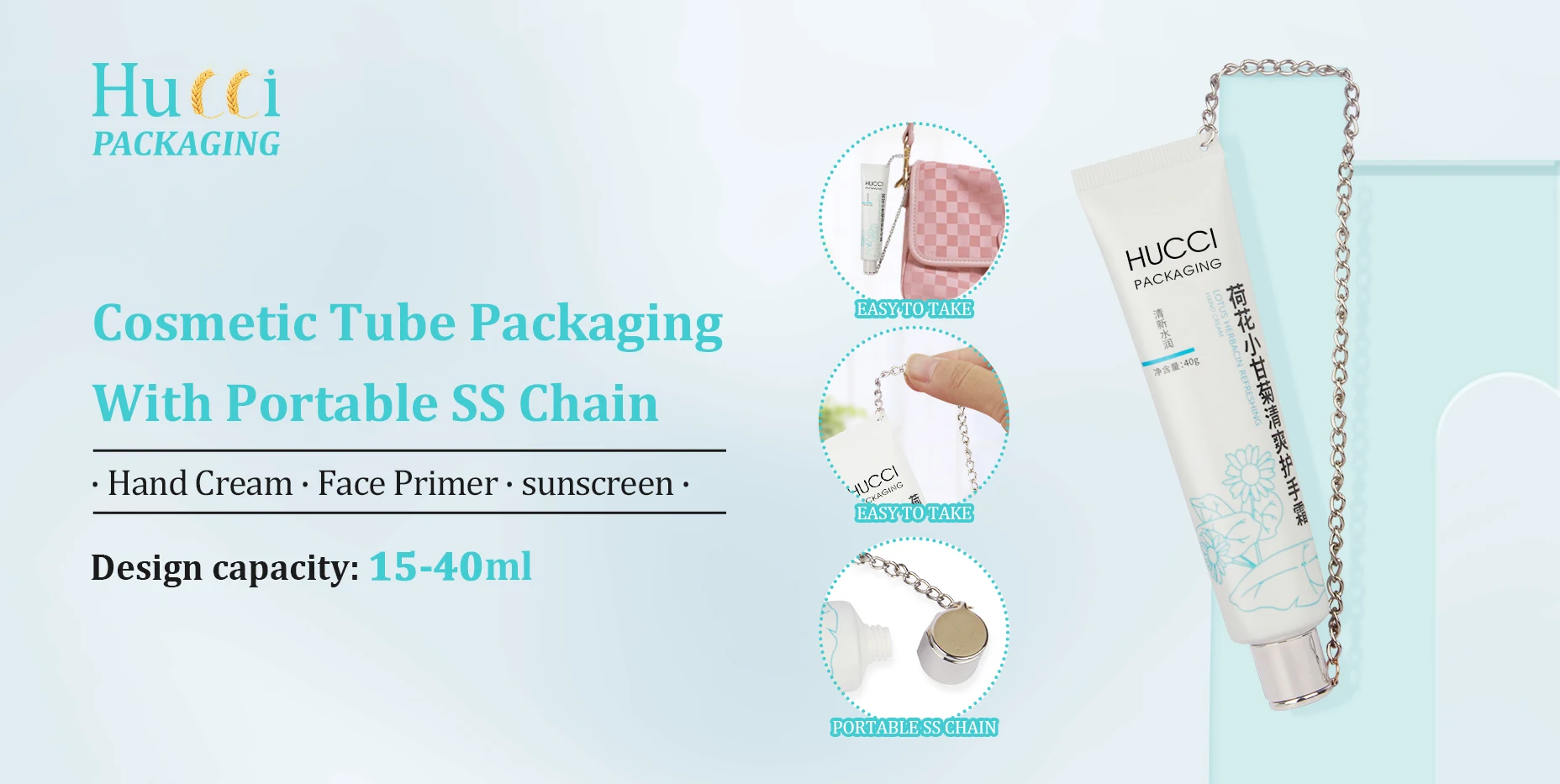 Cute Custom Cosmetic Aluminum Hand Cream Tube 30ml Abl Cosmetic Tube ...