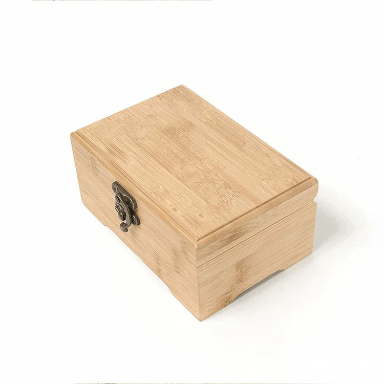 Customized Natural Eco-friendly Gift Bamboo Jewelry Packaging Box ...