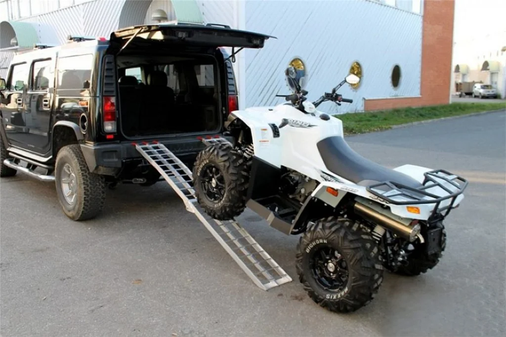 Aluminum Loading Ramp 750 Lbs Foldable Motorcycle Ramp Motor Folding ...