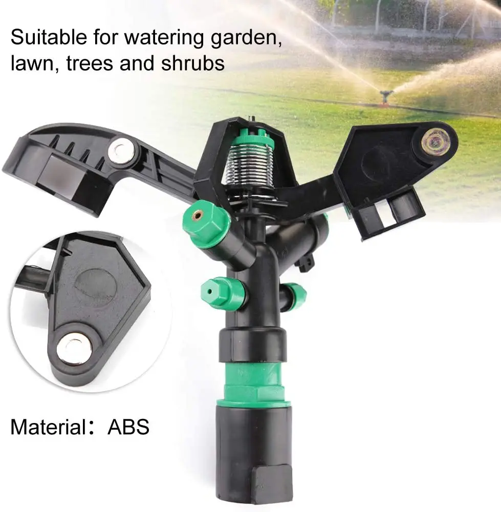Garden Pop Up Rotor Sprinkler 40-360 Degree Lawn 4 Inch Nozzle Slim ...