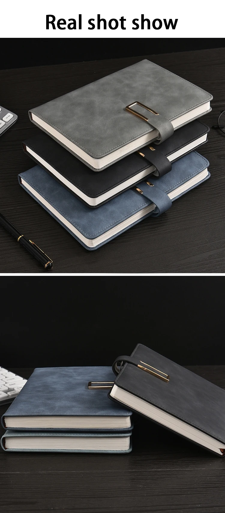 Wholesale Leather Sublimation Soft Cover A5 Diary Notebook