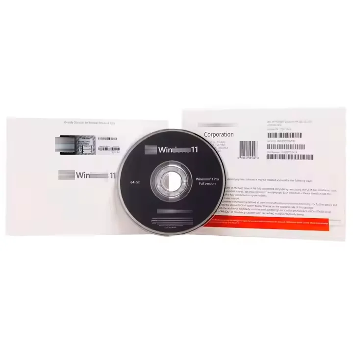 Windows 11 Pro OEM DVD Pack with 100% Online Activation & Fast Shipping